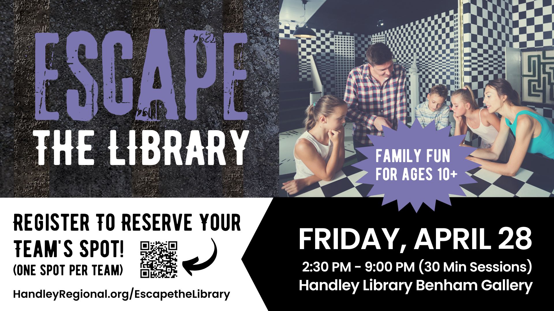 Escape the Library | Handley Regional Library System